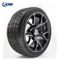 China Complete 14in Golf Cart Wheels Aluminum Electric Golf Buggy Tyres for sale