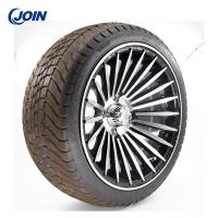 China Complete 14in Golf Cart Wheels Aluminum Electric Golf Buggy Tyres for sale