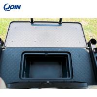 China EXCAR Golf Cart Back Seat Kit Buggy Rear Flip Seat Leather Black for sale