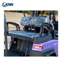 China Customized 2 Person Golf Buggy Flip Back Seat Kit With Leather Material for sale