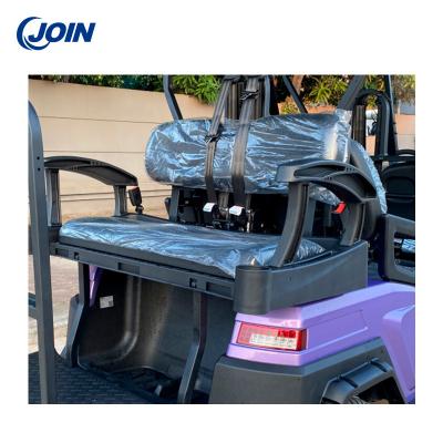 China Durable Golf Cart Back Seat Kit Passenger Folding Flip Golf Cart Leather for sale
