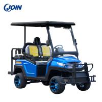 China Custom Golf Buggy 4 Seater Golf Cart Leather With Seat Cushions for sale