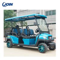 China Buggies Electric Custom Golf Cart Seat Bicolor Black And Blue for sale