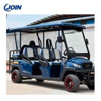 China Buggies Electric Custom Golf Cart Seat Bicolor Black And Blue for sale