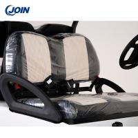 China Custom Electric Golf Cart Seats With Leather Materials Bicolor for sale