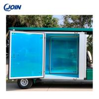 China Customized Golf Cart Cargo Boxes Aluminum Three Panel Sliding Door For Utility Carts for sale