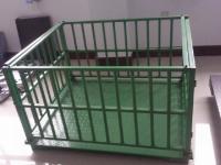 China Customized Color Livestock Weighing Scales for Farm Electronic Floor Animal Scale 300kg Capacity for sale