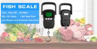 China LCD Display Hanging Scale Mini Digital Hand Carbon Steel Digital Balance Fish Scale for Fishing Luggage for sale
