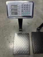 China Customizable LED Backlight Display 150kg Platform Bench Scale Made of Carbon Steel Supported OEM and ODM 150kg Capacity for sale