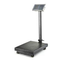 China OBM Supported Customizable 150kg-500kg Industrial Digital Electronic Bench Scale with High Accuracy and Steel Platform for sale