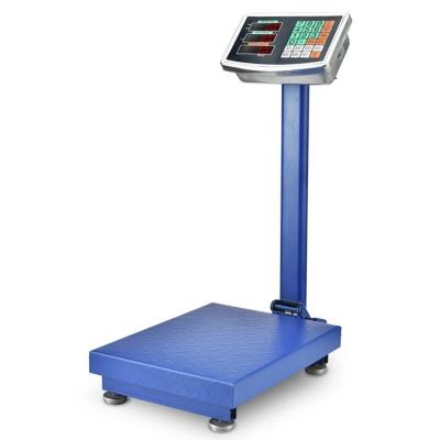 China ABS Plastic LCD Display 150kg Bench Weighing Scale with Checkered Steel Plate TCS Digital Platform OEM/ODM Supported for sale
