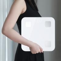 China 180kg Capacity Glass Personal Smart Analyzing Weighing Scale with Bluetooth Connectivity and Health Scale Metal Bonding for sale