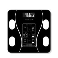 China Battery Powered LED Glass Health Scale for Accurate Measurement of Body Fat Visceral Fat Muscle Bone and Basal Metabolic for sale