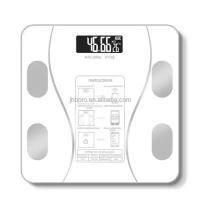 China Battery Powered LED Glass Health Scale for Accurate Measurement of Body Fat Visceral Fat Muscle Bone and Basal Metabolic for sale