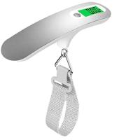China Mini Electronic Hanging Luggage Scale 50kg LCD Digital Weighing Scale Stainless Steel ABS Material OEM Small Hanging Scales for sale