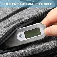 China Mini Electronic Hanging Luggage Scale 50kg LCD Digital Weighing Scale Stainless Steel ABS Material OEM Small Hanging Scales for sale