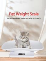 China Livestock Scale Digital Pet Scale Accurately Weighs Dog Cat Tray Weight LCD Display Mini 10kg Pet Food Weighing Scale for sale