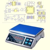 China Supermarket High Precision 24-Bit ADC Electronic Scale Hardware 20.7-Bit Stationary Code kg Unit Custom ODM Support 0.1g Accuracy OEM for sale