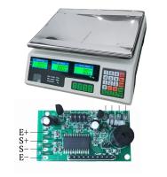 China Supermarket High Precision 24-Bit ADC Electronic Scale Hardware 20.7-Bit Stationary Code kg Unit Custom ODM Support 0.1g Accuracy OEM for sale