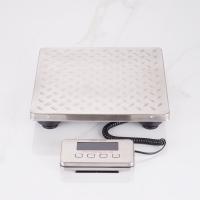 China 300 * 300 * 55mm Rechargeable Stainless Steel Parcel Scale 200 kg Industrial Platform Scale for Precise Parcel Transport for sale