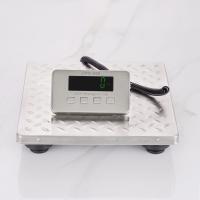 China 300 * 300 * 55mm Rechargeable Stainless Steel Parcel Scale 200 kg Industrial Platform Scale for Precise Parcel Transport for sale