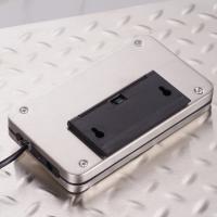 China 300 * 300 * 55mm Rechargeable Stainless Steel Parcel Scale 200 kg Industrial Platform Scale for Precise Parcel Transport for sale