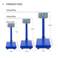 China AC/DC Power Supply Platform Scale 300kg Capacity ABS Material 150kg 500kg Digital Electronic Balance for Weighing for sale