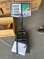 China AC/DC Power Supply Platform Scale 300kg Capacity ABS Material 150kg 500kg Digital Electronic Balance for Weighing for sale