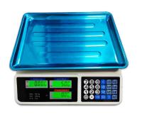 China Rectangle Digital Display Vasipor Accurate 40kg Calculation Fruit Weight Electronic Counter Counting Commercial Weight Scale for sale