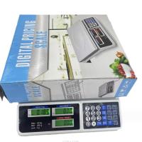 China Rectangle Digital Display Vasipor Accurate 40kg Calculation Fruit Weight Electronic Counter Counting Commercial Weight Scale for sale