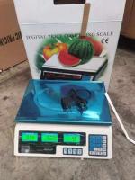 China Accurate Food Weight Measurement Battery Powered Rectangle Electronic LCD Display Weighing Scale 40 kg with 1g Division for sale
