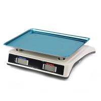 China Accurate Food Weight Measurement Battery Powered Rectangle Electronic LCD Display Weighing Scale 40 kg with 1g Division for sale