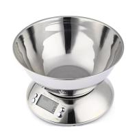 China Upgrade Your Kitchen with Our Electronic Scale Stainless Steel Bowl 1g Increment and Temperature Measurement for sale
