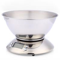 China Upgrade Your Kitchen with Our Electronic Scale Stainless Steel Bowl 1g Increment and Temperature Measurement for sale
