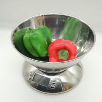 China Upgrade Your Kitchen with Our Electronic Scale Stainless Steel Bowl 1g Increment and Temperature Measurement for sale