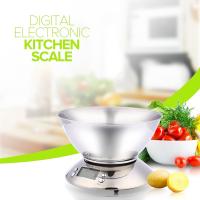 China Upgrade Your Kitchen with Our Electronic Scale Stainless Steel Bowl 1g Increment and Temperature Measurement for sale