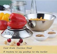China Detachable Metal Bowl Digital Stainless Steel Kitchen Scales Battery-Powered Convenience for Accurate Ingredient Measurement for sale