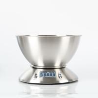 China Stainless Steel Bowl Kitchen Scale 5kg Capacity 1g Accuracy for Accurate and Convenient Food Weighing for sale