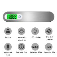 China Digital Display 50kg Range Electronic Handheld Luggage Scale with Backlight Function Your Travel Companion for sale