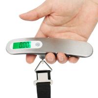 China CE ROHS Certified Portable Electronic Luggage Scale with LCD Digital Display ABS Stainless Steel Material 50kg Capacity for sale