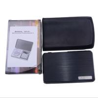 China 0.01g High Accuracy Jewelry Scale with Counting Function Blue Screen Display and Clock Temperature Digital Pocket Scale for sale