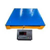 China Truck Scale 1.5*1.5 m 3 Ton Platform Weighing Floor Scale with Load Cell Weighing Instrument and Battery Power Supply for sale