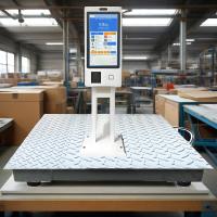 China 21.5' Smart Ground Scale Platform with IoT LCD Display Touch Screen Thermal Printing and OEM ODM High Resolution 1920*1080 for sale