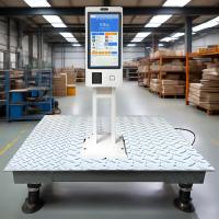 China 21.5' Smart Ground Scale Platform with IoT LCD Display Touch Screen Thermal Printing and OEM ODM High Resolution 1920*1080 for sale