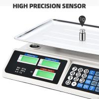 China Commercial 40kg Electronic Scale WITH LID 30kg Vegetable Scale for Commercial division 1g for sale