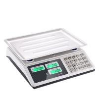 China Stainless Steel ABS Plastic 40KG 30KG High Accuracy Digital Electronic Supermarket Household Kitchen Food Weighing Counting Scale for sale