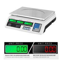 China Stainless Steel ABS Plastic 40KG 30KG High Accuracy Digital Electronic Supermarket Household Kitchen Food Weighing Counting Scale for sale