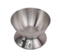 China 5KG Capacity Round Stainless Steel Electronic Weight Scale for Household Bowl Kitchen and Food Balance Power Household for sale