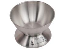 China 5KG Capacity Round Stainless Steel Electronic Weight Scale for Household Bowl Kitchen and Food Balance Power Household for sale