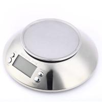 China Multifunctional Electronic Scale With Scale Tray 5kg Food Measuring Gram Stainless Steel Kitchen Scale LCD size 47*24mm for sale